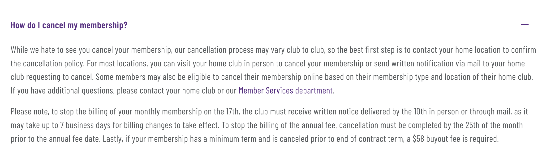 Difficult to cancel membership - Dark Patterns Tip Line