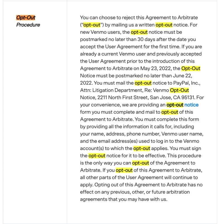Opt-out option is complicated - Dark Patterns Tip Line