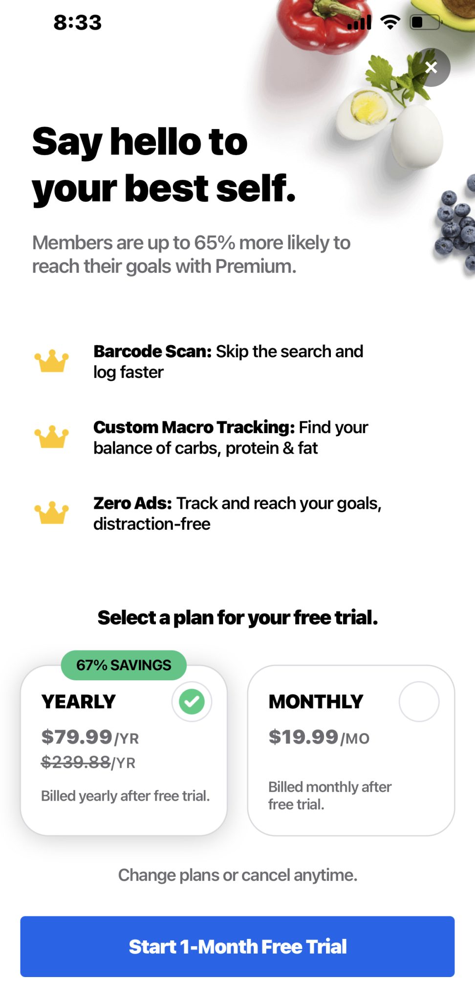 Difficult to exit out of potential subscription options - Dark Patterns Tip Line