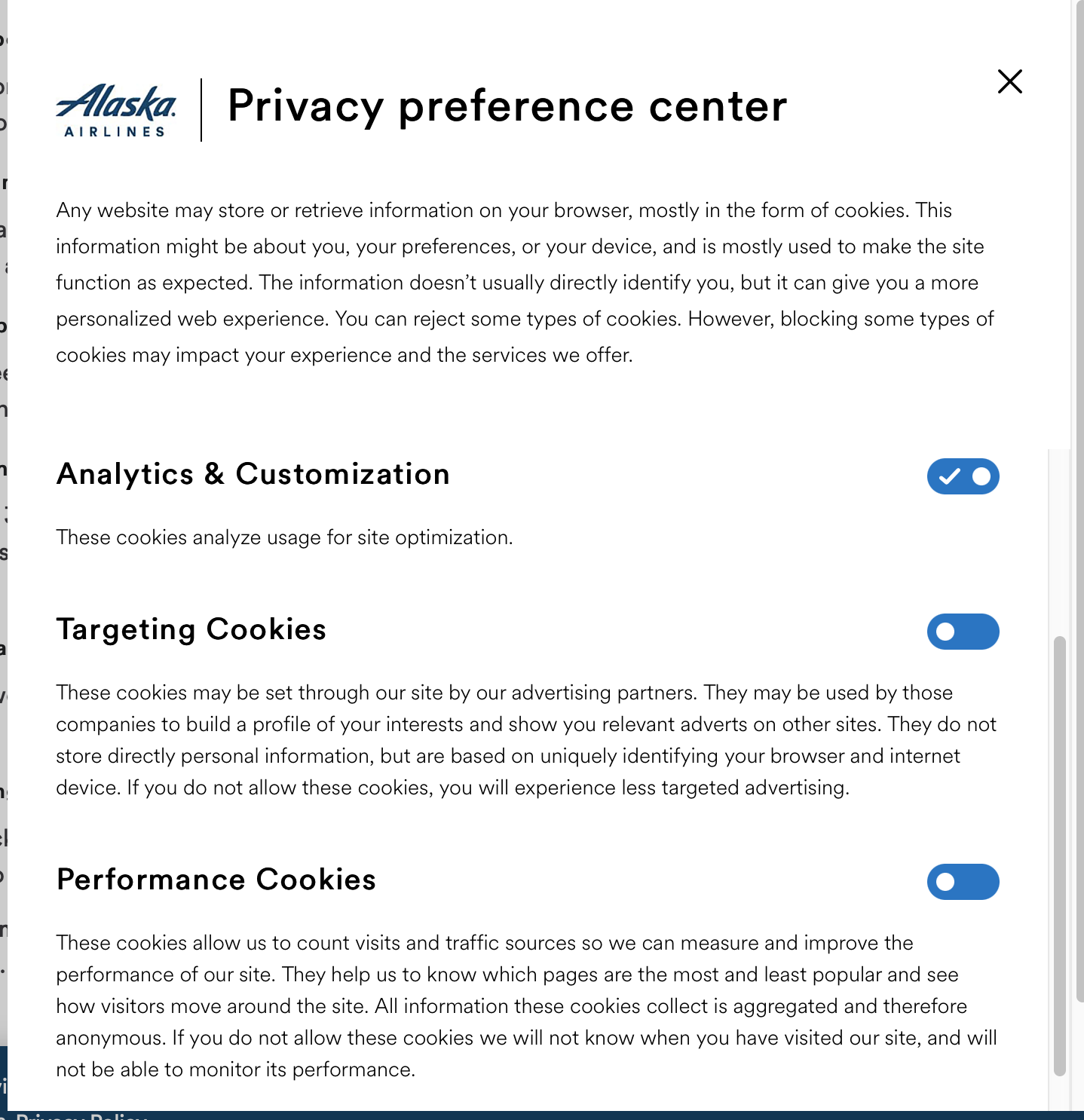 Cookies opt-out difficult to understand - Dark Patterns Tip Line